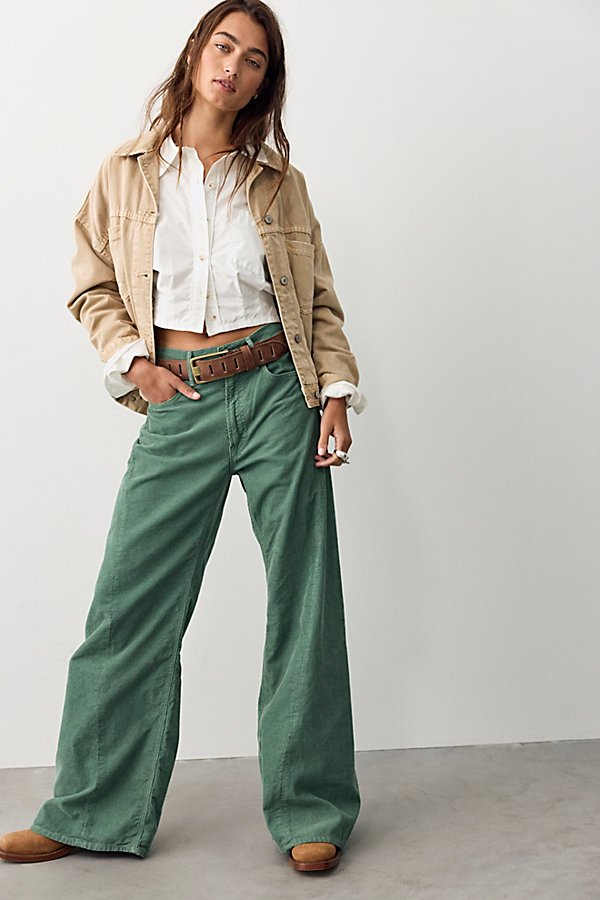 MOTHER MOTHER The Lemon Twist Sneak Corduroy Jeans